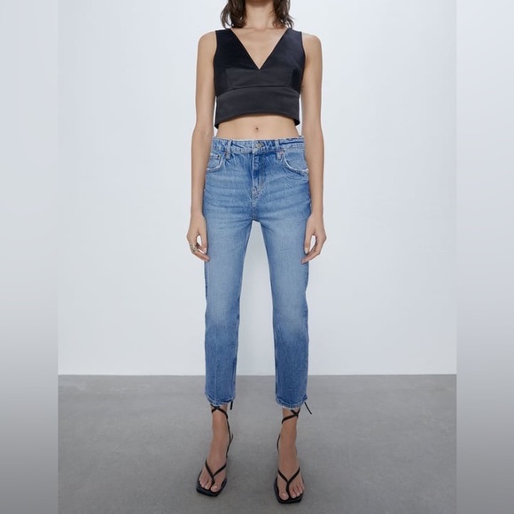 Zara | Jeans | Zara Women Zw Premium Slim Ocean Blue Jeans | Poshmark